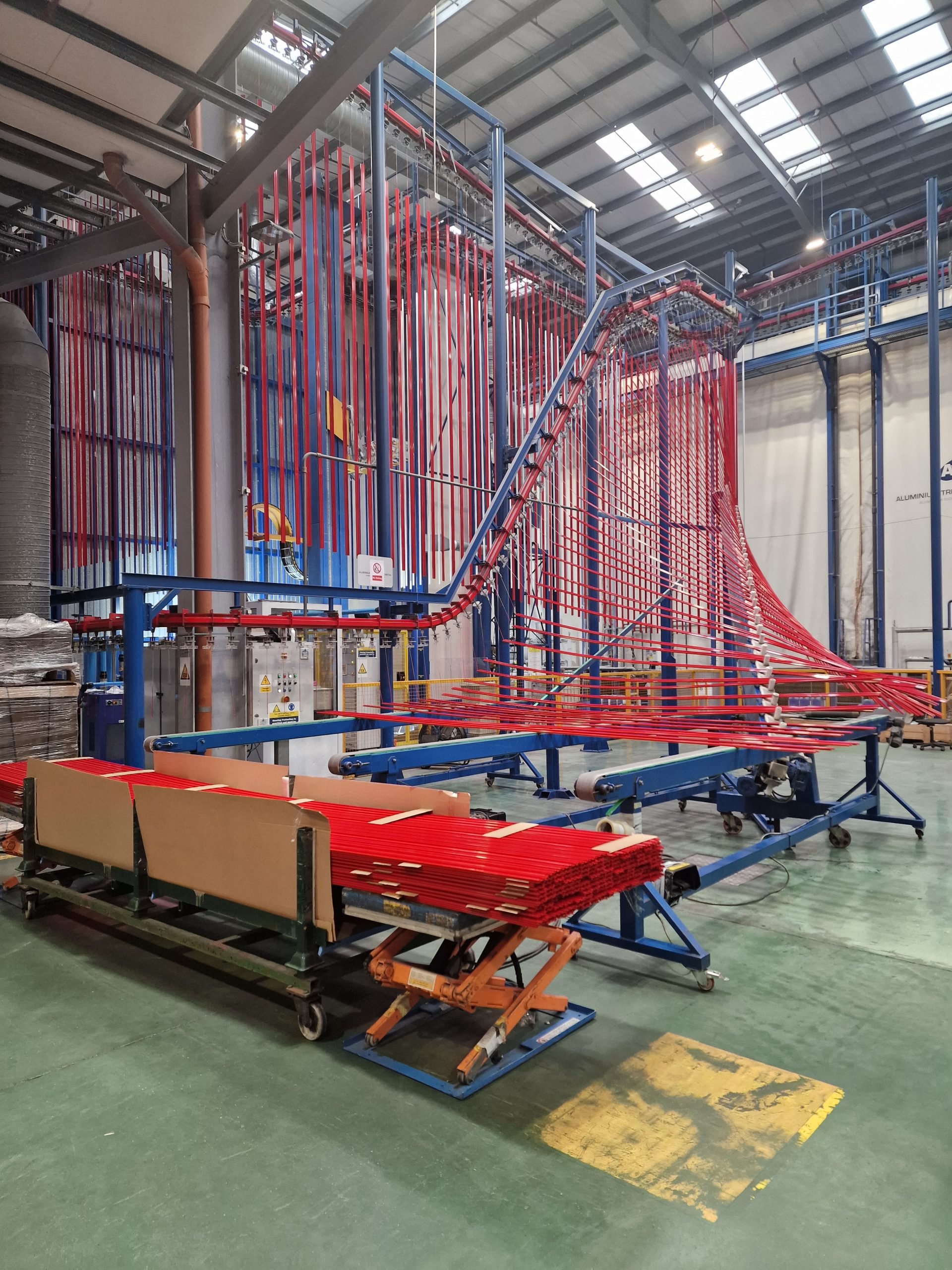 Vertical Paint Line Update - Aluminium Extrusion & Aluminium Profiles ...